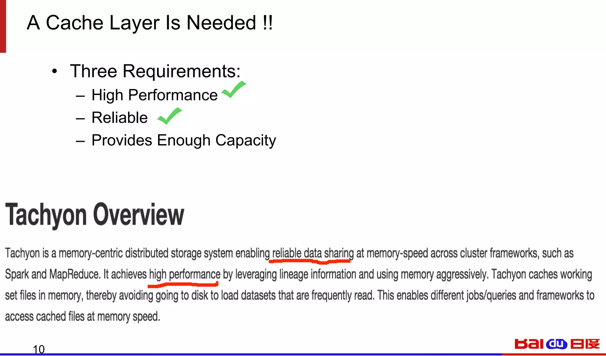 Fast Big Data Analytics with Spark on Tachyon | PPT