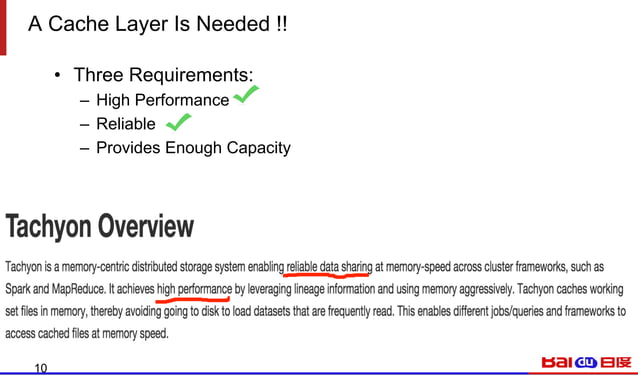 Fast Big Data Analytics with Spark on Tachyon | PPT