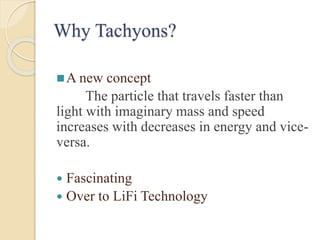 Tachyons | PPTX