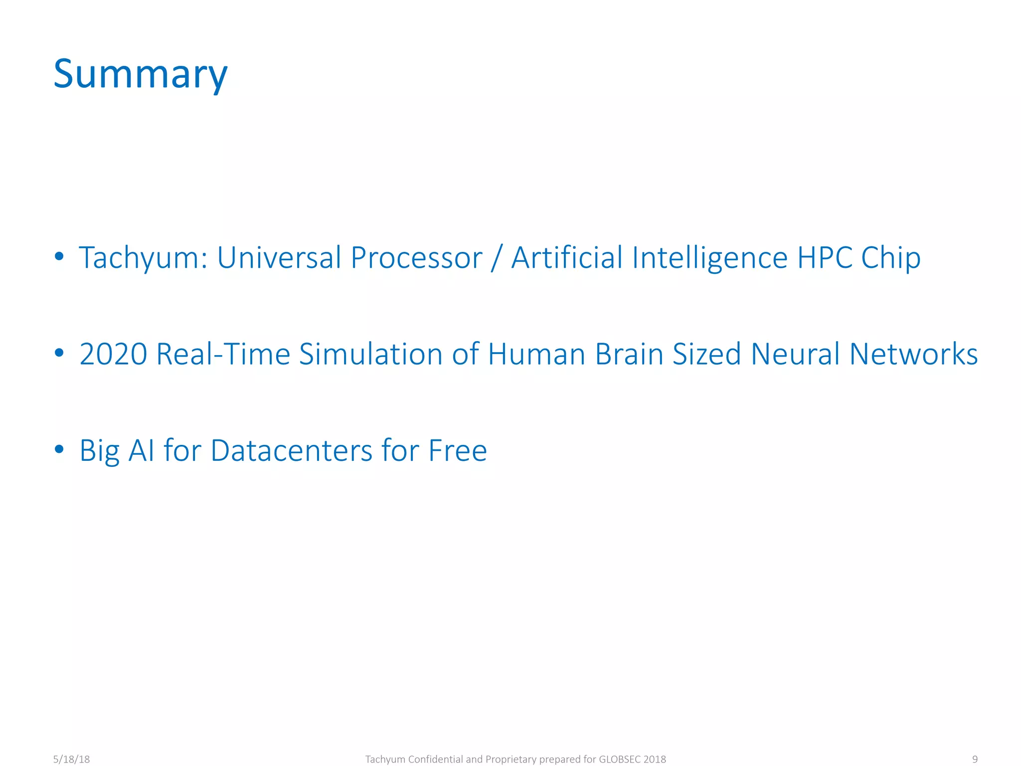 Introducing the Tachyum Prodigy Processor | PDF