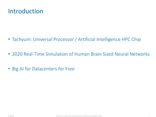 Introducing the Tachyum Prodigy Processor | PDF