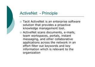 Tacit | PDF