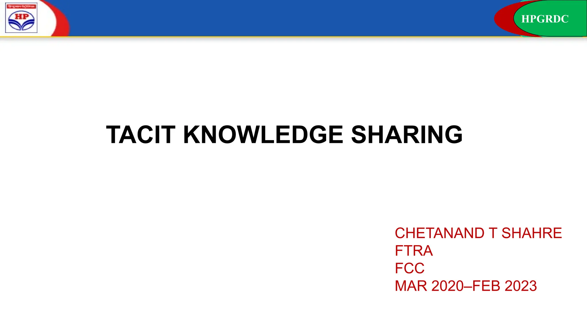 Tacit knowledge Sharing-Knowledge Share.pptx