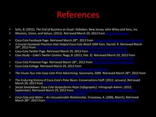 Coca-Cola Social Media Case Study | PPTX
