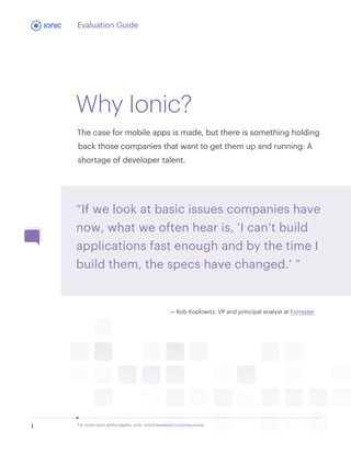 Tackling Enterprise App Development with Ionic | PDF | Web Development | Internet