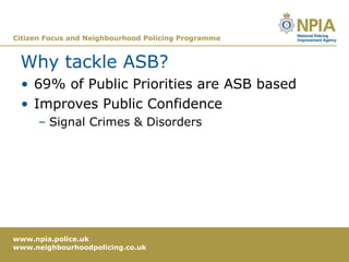 Tackling asb in partnership new | PPT
