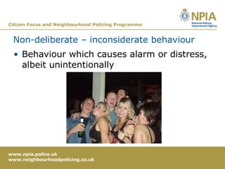 Tackling asb in partnership new | PPT