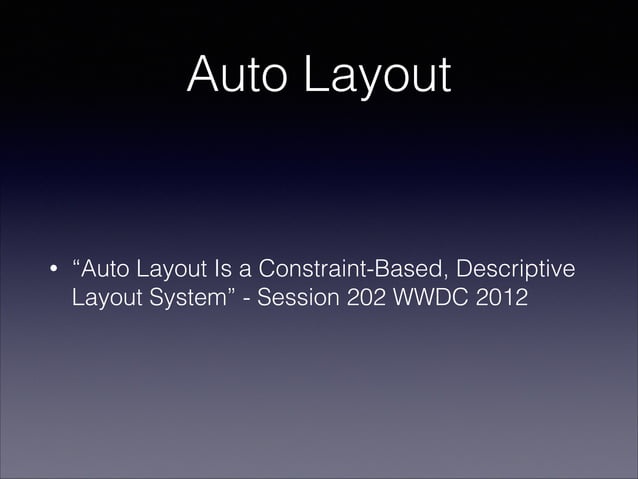 Tackling Auto Layout | PDF