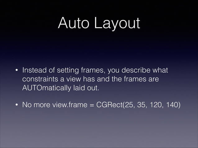 Tackling Auto Layout | PDF