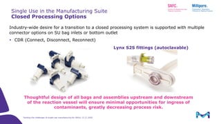 Tackling the challenges of single-use manufacturing for ADCs | PPT