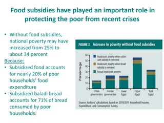 Tackling Egypt’s Rising Food Insecurity in Times of Transition | PPT