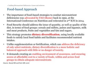 Tackling Micronutrient Deficiencies: Causes and Solutions Presentation ...