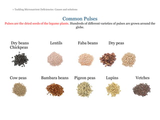 Tackling Micronutrient Deficiencies: Causes and Solutions Presentation ...