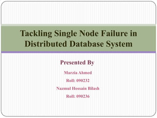 Tackling node failure in | PPT