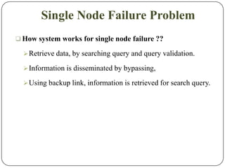 Tackling node failure in | PPT