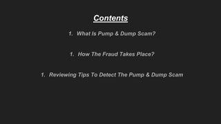 Tackling Pump & Dump Scam With Money 2.0 Conference Experts: A Review ...