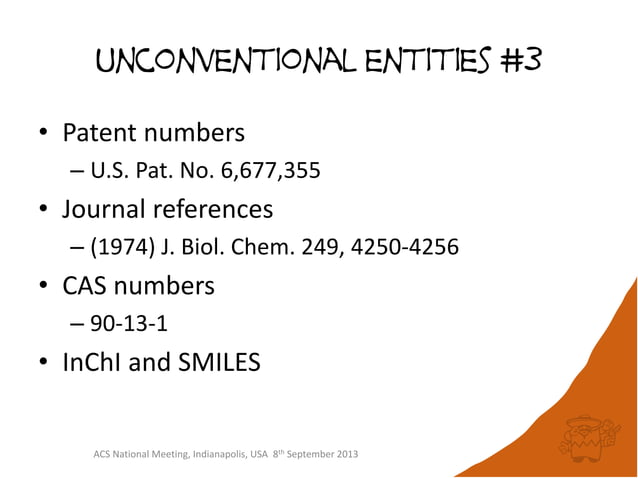 Tackling the difficult areas of chemical entity extraction: Misspelt ...