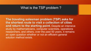 Traveling salesman problem | PPT