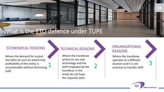 Quick Guide to TUPE Transfer Workshop | PPTX