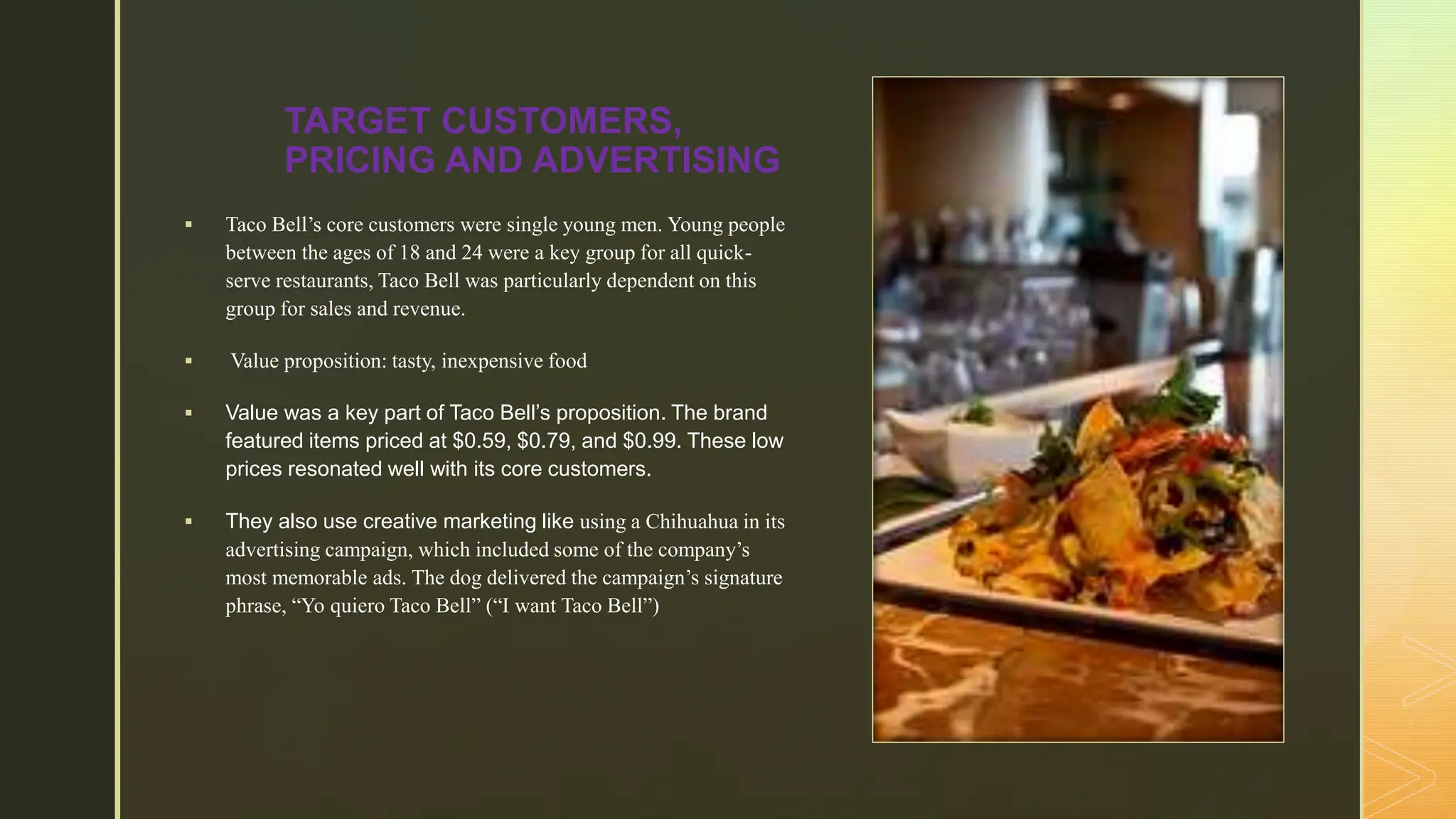 TACOBELL business and strategy presentation | PPTX
