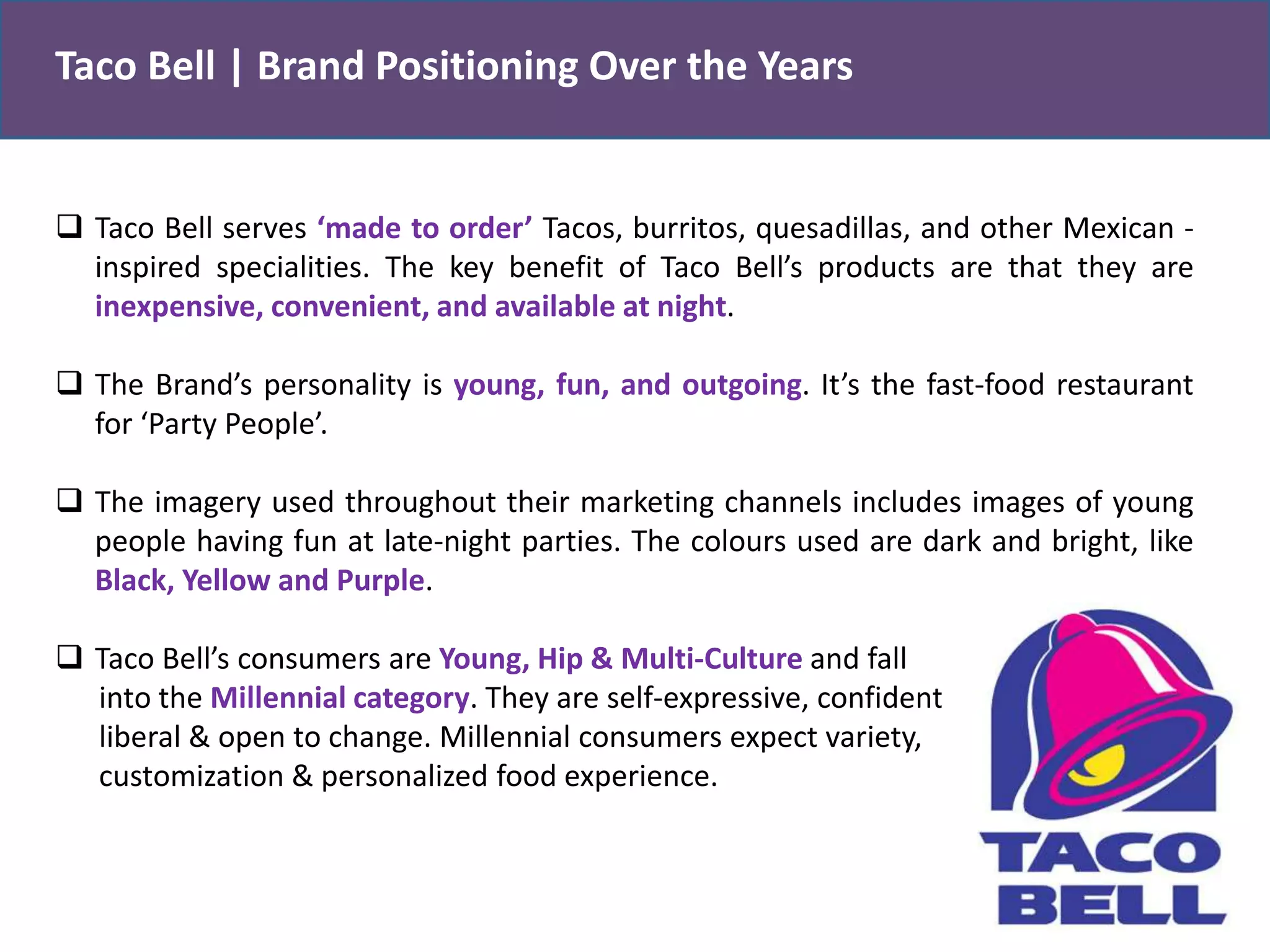 Taco Bell | Brand Repositioning | PPTX