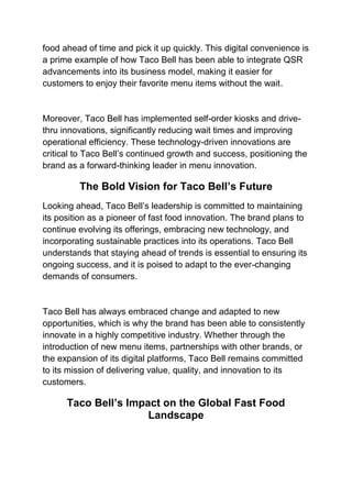 Taco Bell Pioneering Fast Food Innovation and Cultural Impact.pdf