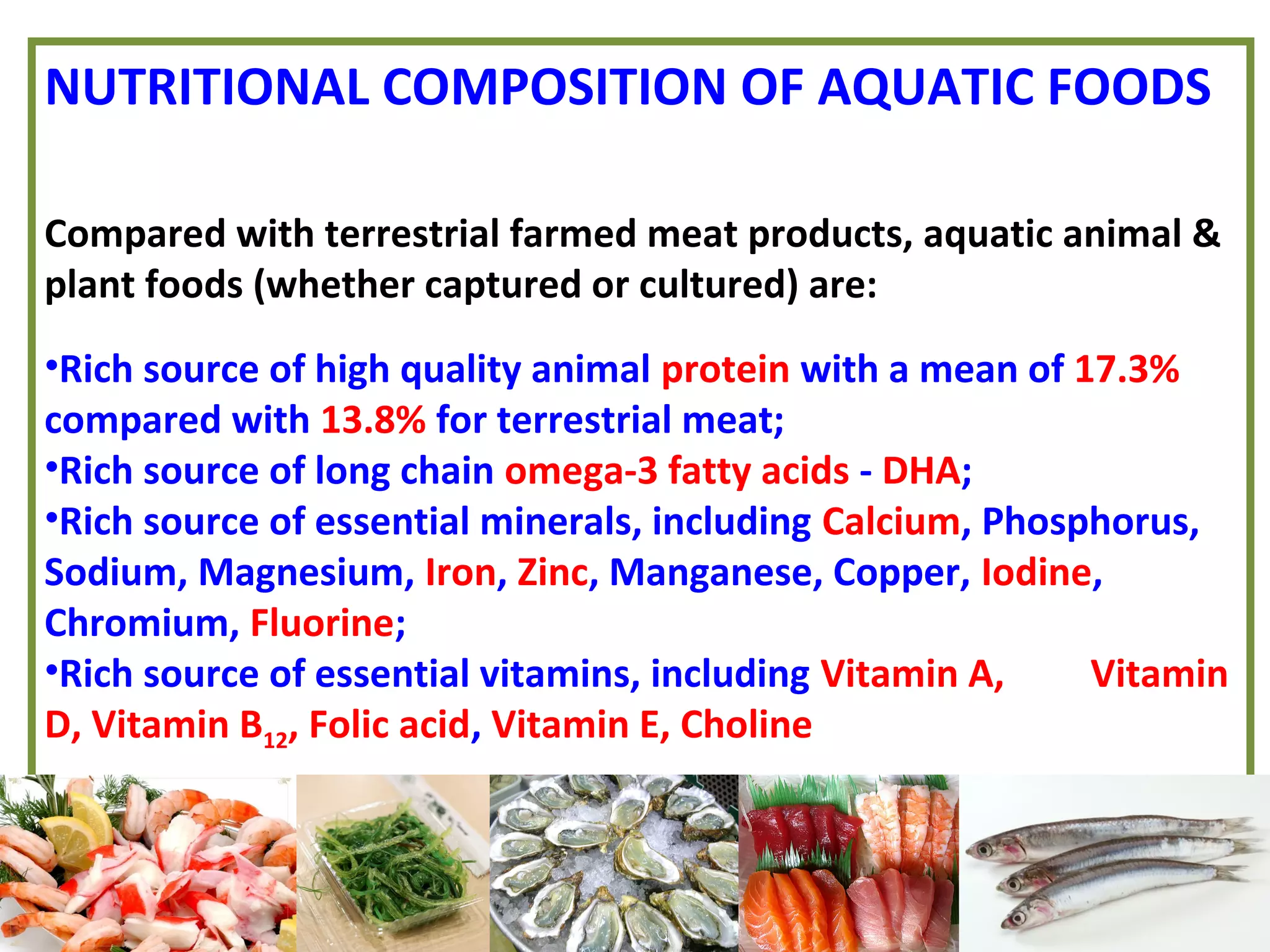 Fish for all: role of biotechnology in improving nutrition | PPT