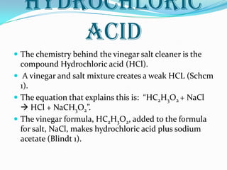 Taco sauce penny cleaner | PPTX | Chemistry | Science