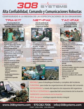 Maletas Comunicación Táctica Tacpak en español | PDF