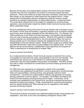 Smart Commute Initiative: Establishment of a Multijurisdictional ...