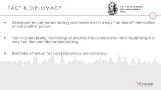 Tact and Diplomacy | PDF