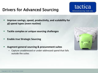 Tactica advanced sourcing solution | PPT
