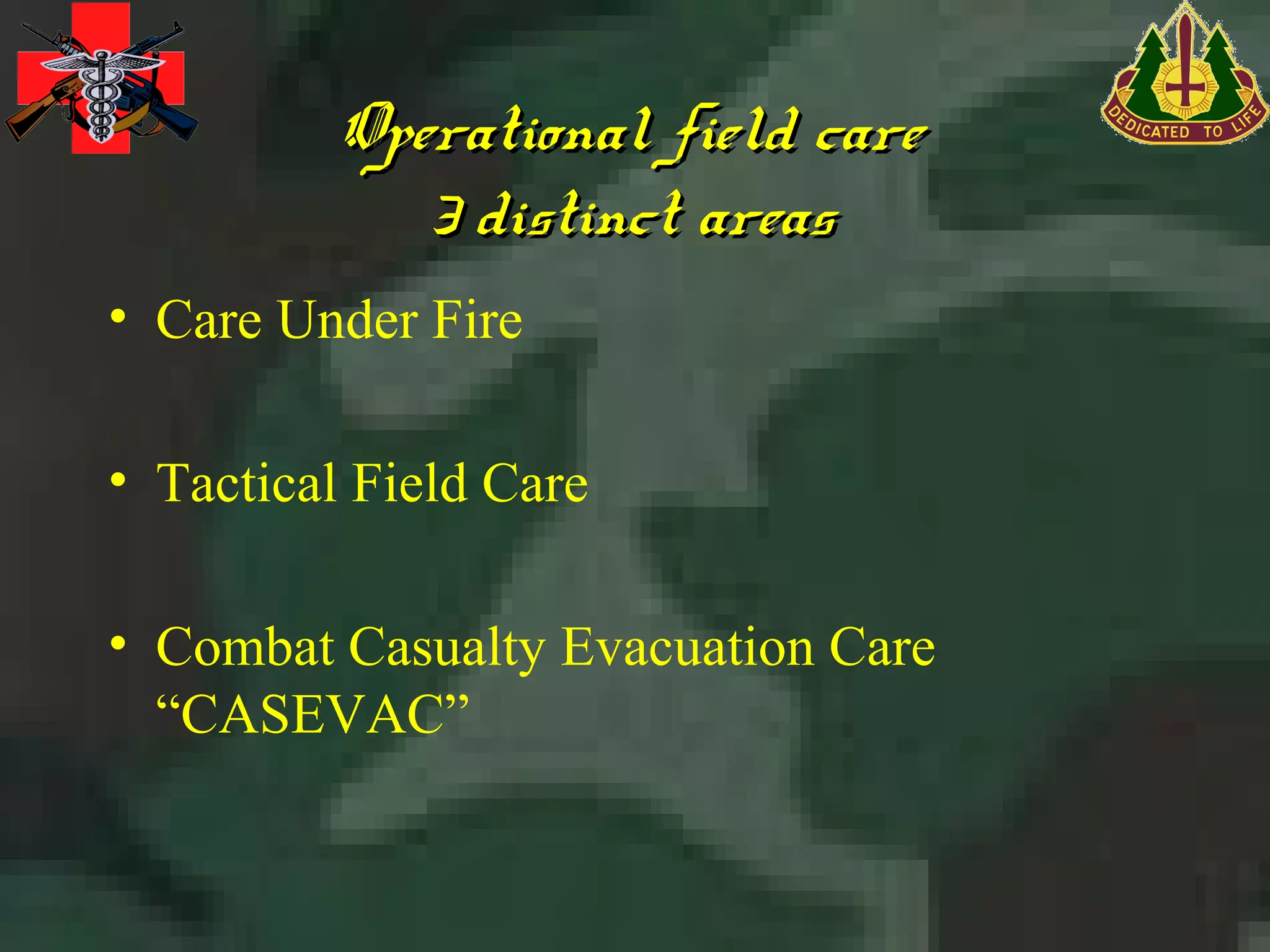 Tactical combat-casualty | PPT