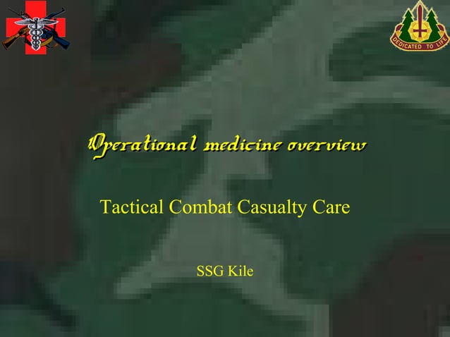 Tactical combat-casualty | PPT