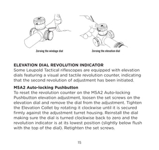 Instruction manual | Leupold Tactical Rifle Scope | Optics Trade | PDF