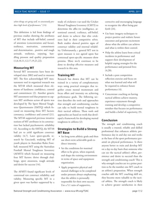 Tactical Strength And Conditiong Report 17 | PDF