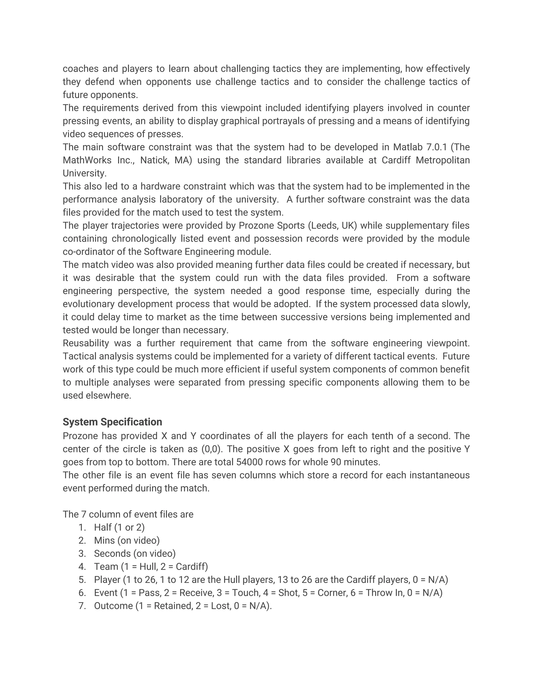 Tactical analysis of counter pressing | PDF | Soccer | Sports