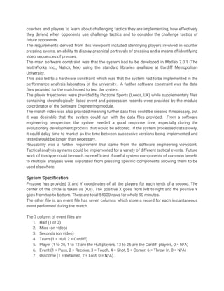 Tactical analysis of counter pressing | PDF | Soccer | Sports