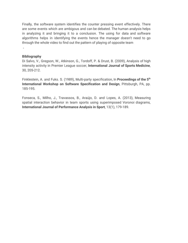 Tactical analysis of counter pressing | PDF | Soccer | Sports
