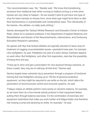 Tactical athletes: maximizing their ability to protect and serve | PDF