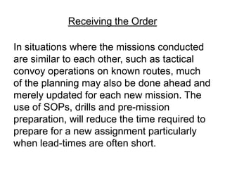 Tactical Convoy Operations | PPT