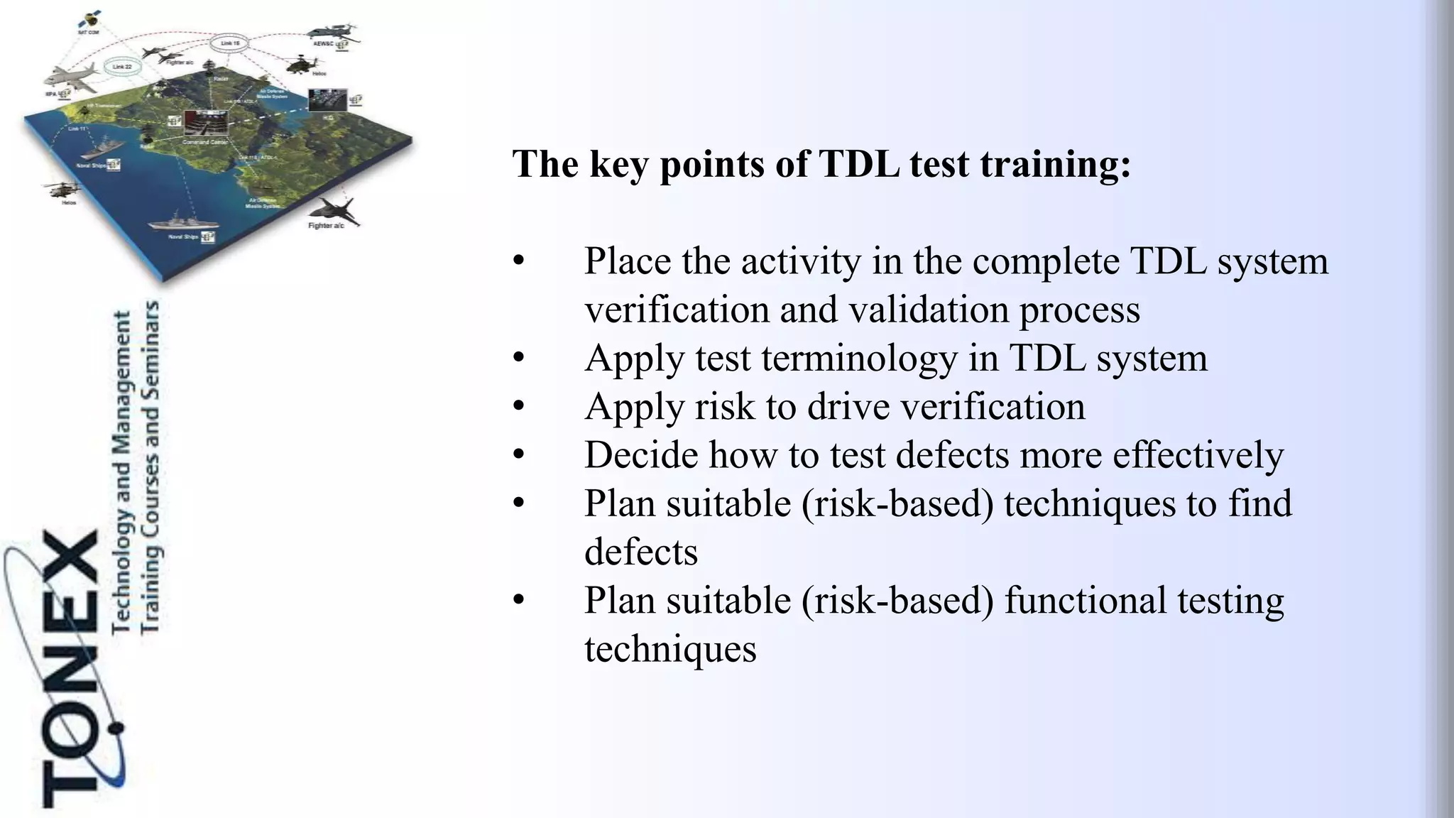 Fundamentals of Tactical Data Links (TDL) Testing | PPTX