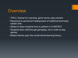 Tactical game model | PPT