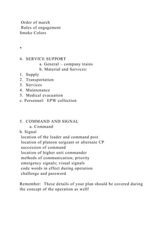 Tactical Operations OrdersReferences FM 7-8Fro.docx