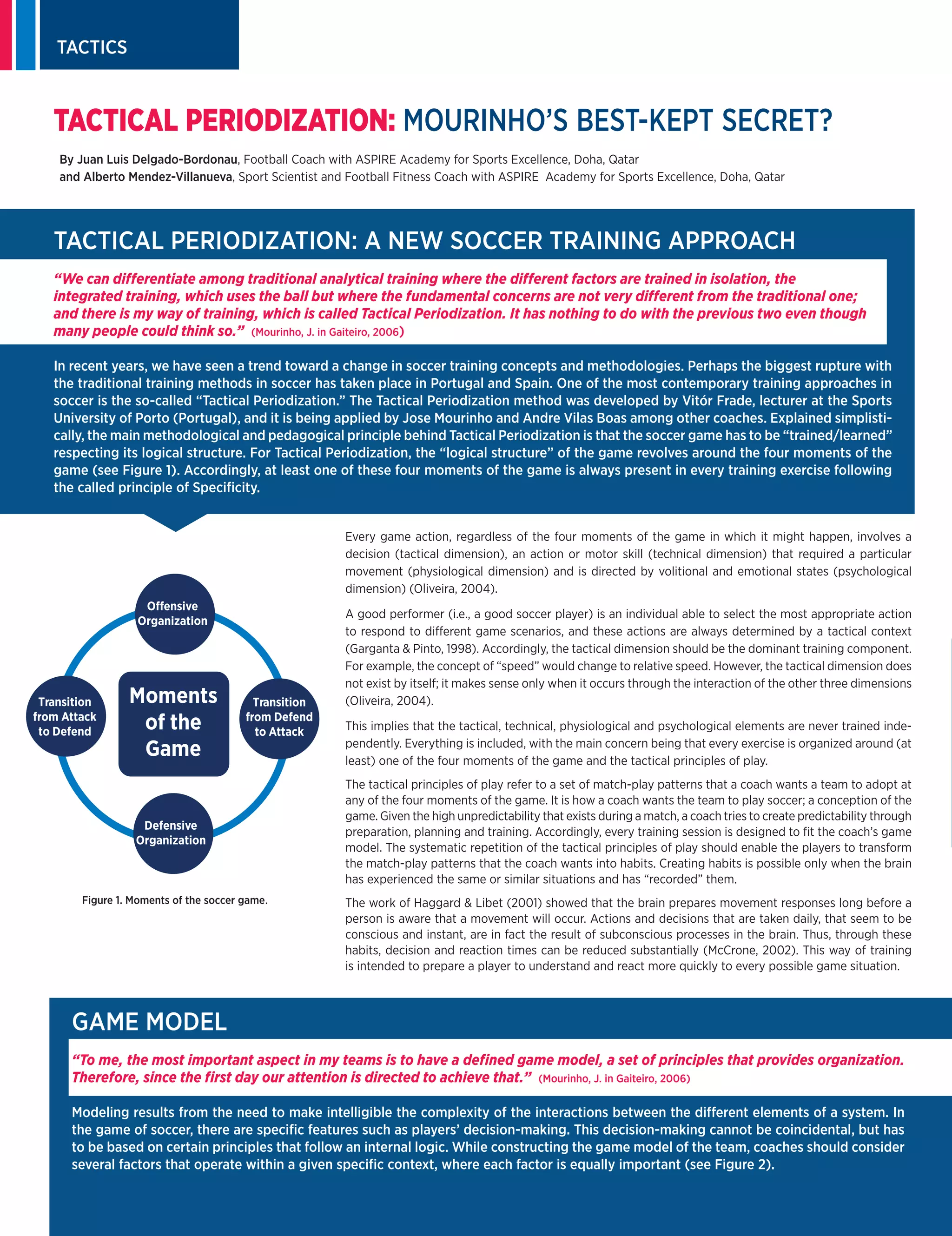 Tactical periodization soccer journal mayjune 28-34[1] | PDF