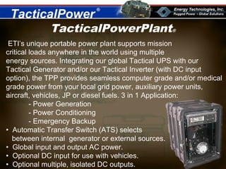 Tactical Power | PPT