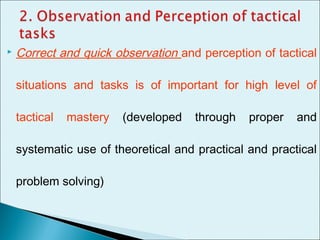 Tactical prepareation in sport | PPT | Strategy Video Games | Video ...
