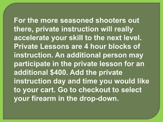 Tactical Shooting Course | PPTX
