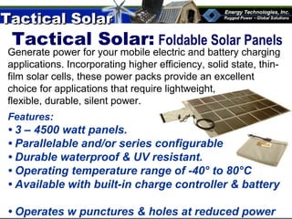 Tactical Solar | PPT