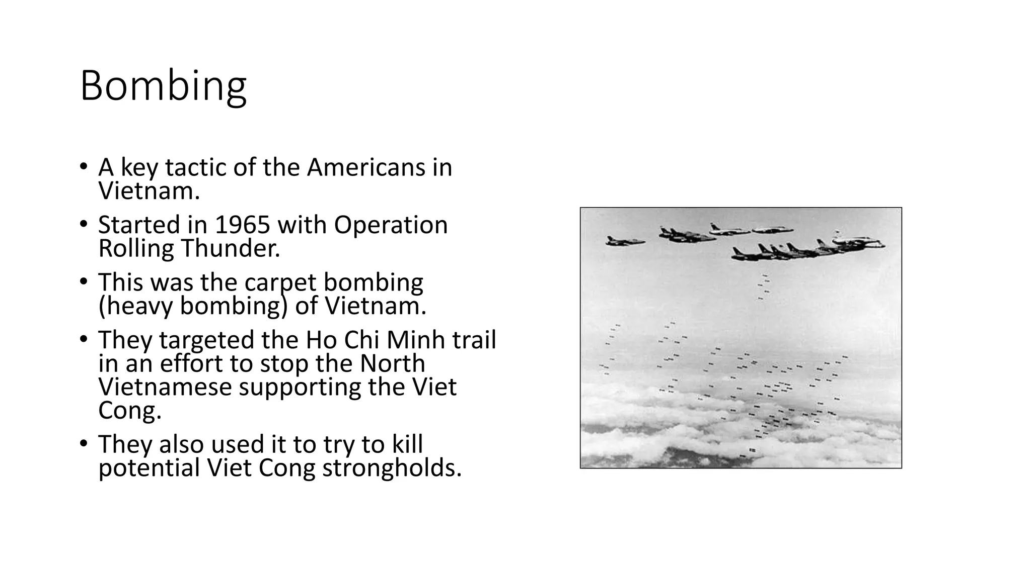 Tactics of the vietnam war revision | PPTX | Death, Injury, or Military ...